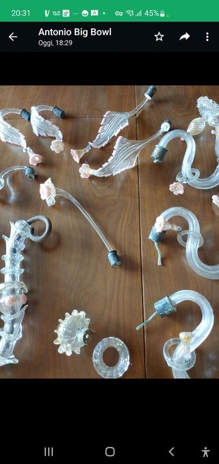 ricambi Murano pasta di vrtro