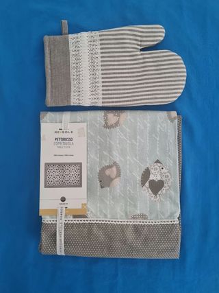 Tovaglia e Guanto Forno Re Sole,NUOVI 🥰