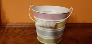 Secchiello piccolo porta candela o fiori