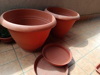 vasi plastica 50cm con stottovasi