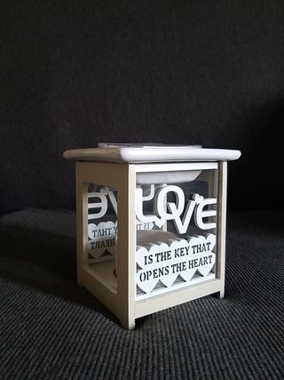 Portacandele con vano per oli