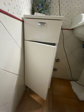 Mobile bagno bianco laccato 50€