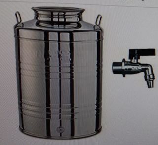 Recipienti acciaio inox per olio