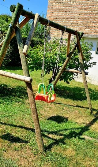 Altalena di legno