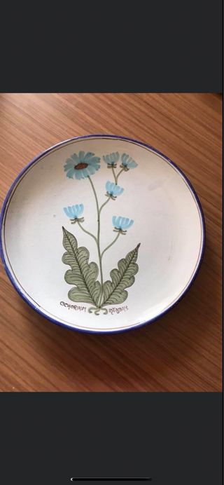 Piatto ceramica rampini Gubbio