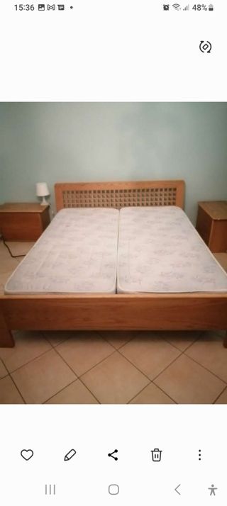 Struttura letto matrimoniale