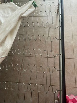 lettino singolo in ferro battuto