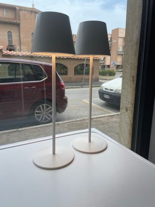 lampada led ricaricabile bianca