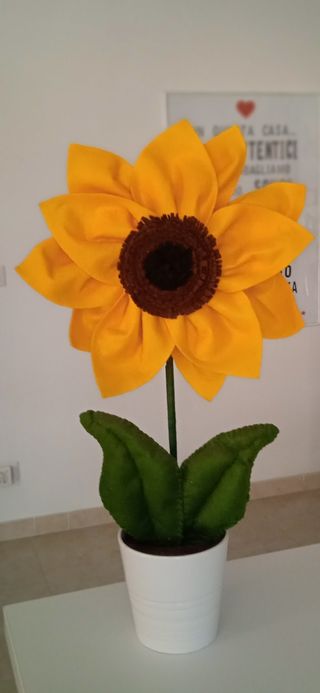 Decorazione Fiore Girasole fatto a mano