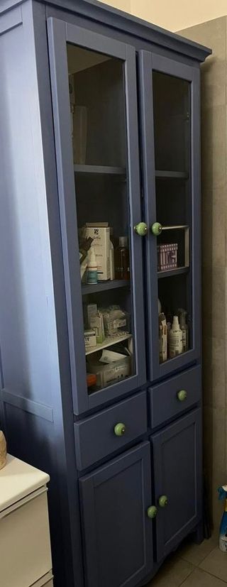 vetrinetta blu indaco