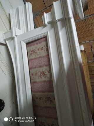 Letto bianco legno massiccio