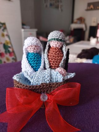 Presepe piccolo natale uncinetto