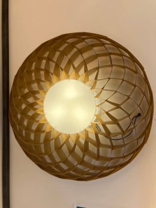 Plafoniera in Polilux oro