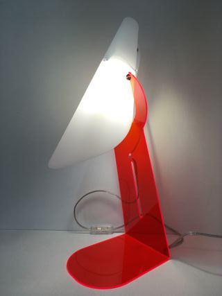 Lampada in metacrilato e Polilux