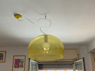Lampadario Kartell giallo
