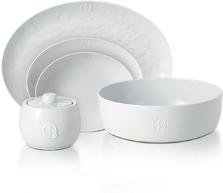 Servizio tavola in porcellana