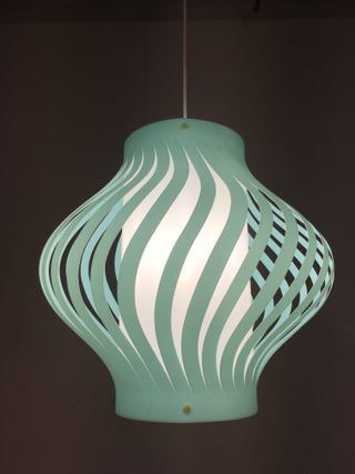 Lampadario in Polilux verde
