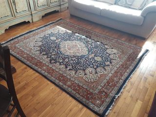 Tappeto indiano annodato doppio a mano 204x158