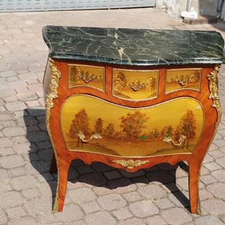 Cassettone comò cassettiera decorato