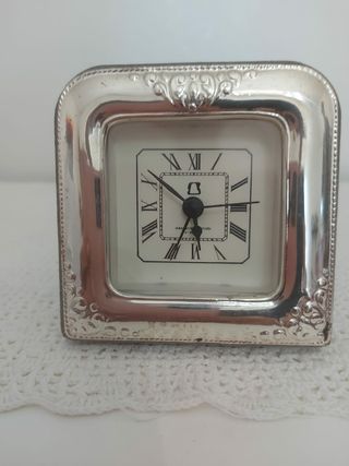 Sveglia da tavolo in Argento  925