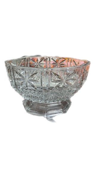 Coppa o centrotavola in cristallo