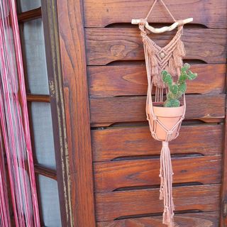 Porta pianta macrame