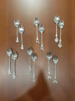Set 12 cucchiaini silver vintage