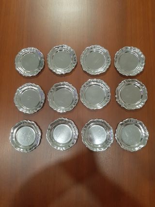 Set di 12 sottobicchieri vintage