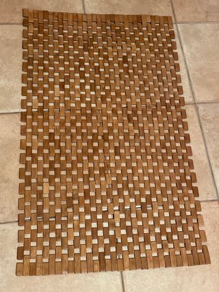 tappeto in legno