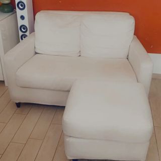 divano 2 posti con pouf Poltrone Sofà