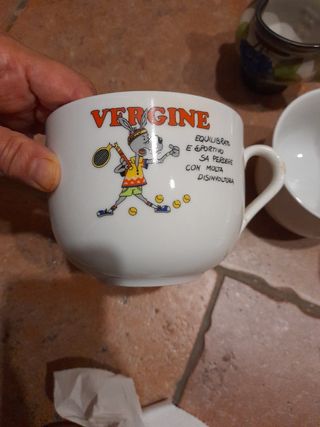 Coppia tazze segno zodiacale