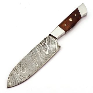 Coltello Cucina forgiato a mano in acciaio damasco