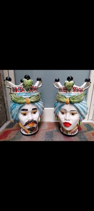 Teste di moro Siciliani originali Caltagirone