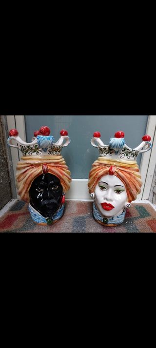 Teste di moro Siciliani originali Caltagirone