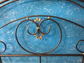 letto artigianale in ferro battuto