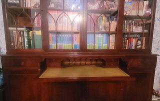 Libreria in mogano stile inglese