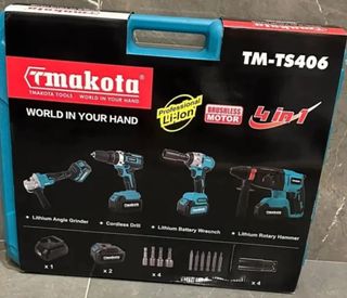 KIT 4 IN 1 TRAPANO AVVITATORE + SMERIGLIATRICE AN