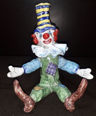 Clown Fatto e Dipinto a Mano 30€