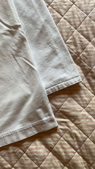 Lenzuolo matrimoniale di sopra vintage