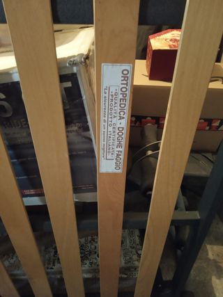 Rete matrimoniale con doghe ortopediche