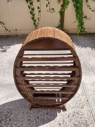 portabottiglie in legno