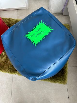 Pouf Blu/rosso Spouf