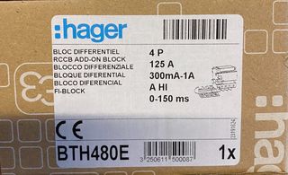 BTH480E blocco diff. 125 A HAGER