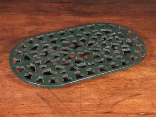 Sottopentola in Ghisa Vittoriano Steampunk Shabby