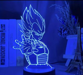 Lampada 3D vegeta dragonball