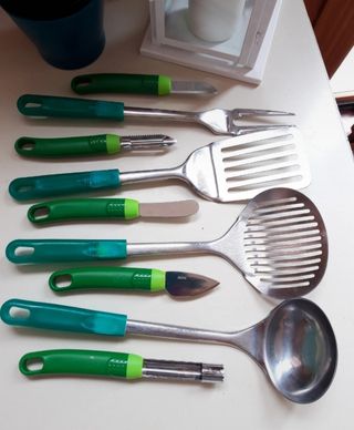 Set 9 pezzi mestoli vari