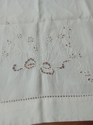 Asciugamano lino intaglio a mano