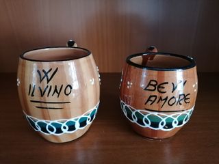 Coppia tazze vino anni 60