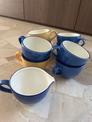 Set tazze con brick latte