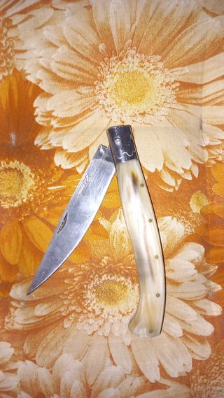 coltello ad apertura finto avorio